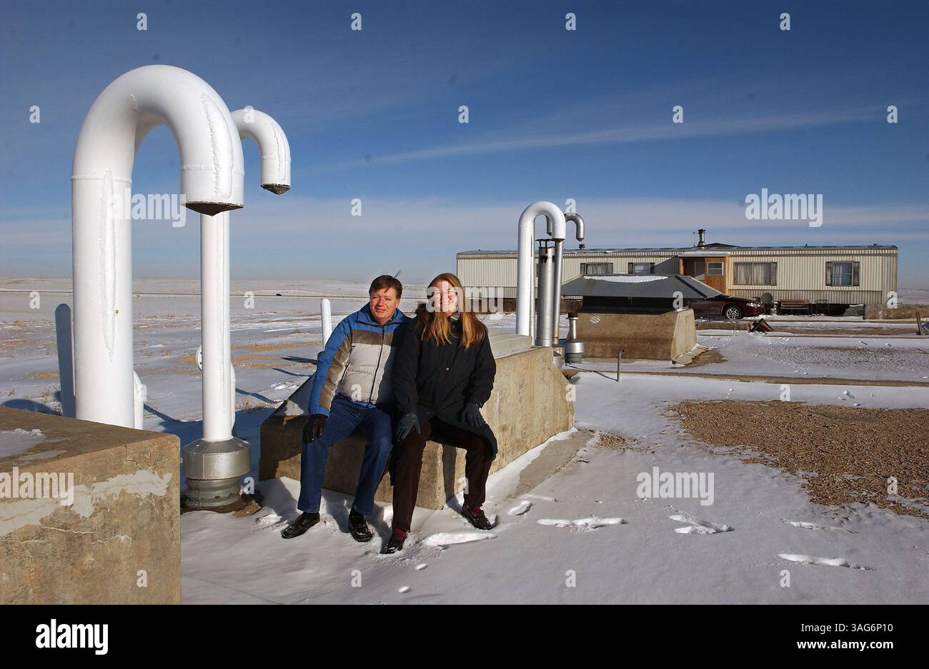 Feb 25, 2003; Kimball, Nebraska, USA; DON and CHARLENE ZWONITZER live ...