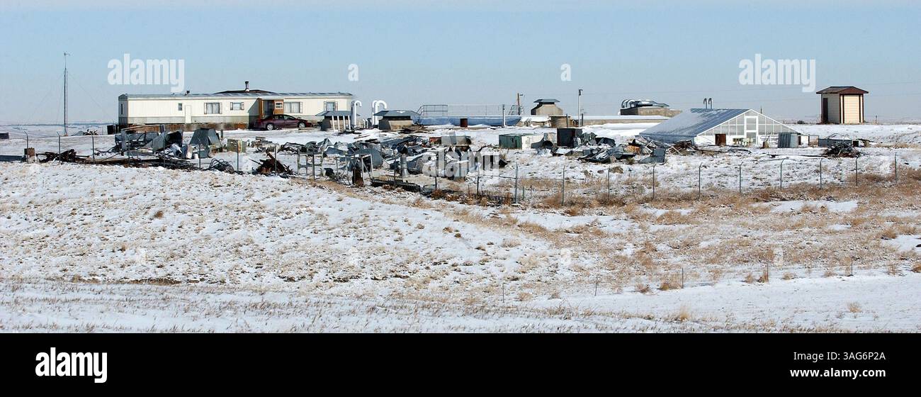 Feb 25, 2003; Kimball, Nebraska, USA; Don and Charlene Zwonitzer live ...