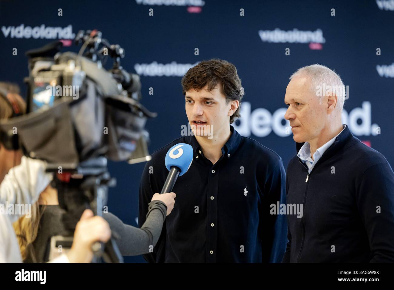 AMSTERDAM - Chris Peters and Marco van Basten speak to the press during ...