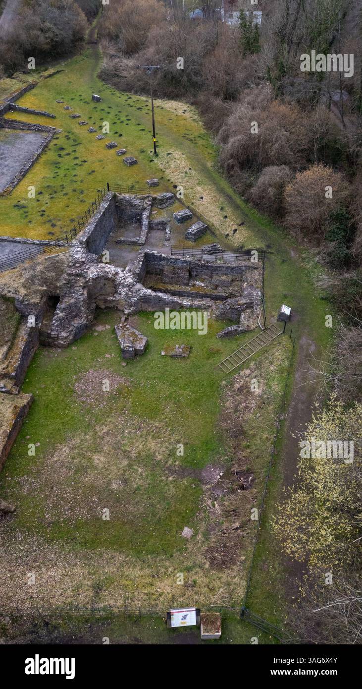 Abbey Tintern Furnace ruins. Part of the network of industrial ...