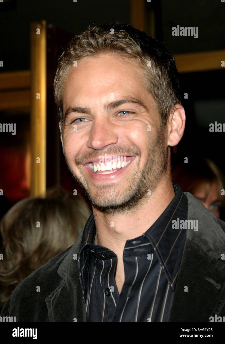 Nov 19, 2003; Westwood, CA, USA; PAUL WALKER at the 'Timeline' world premiere held at the Mann ...