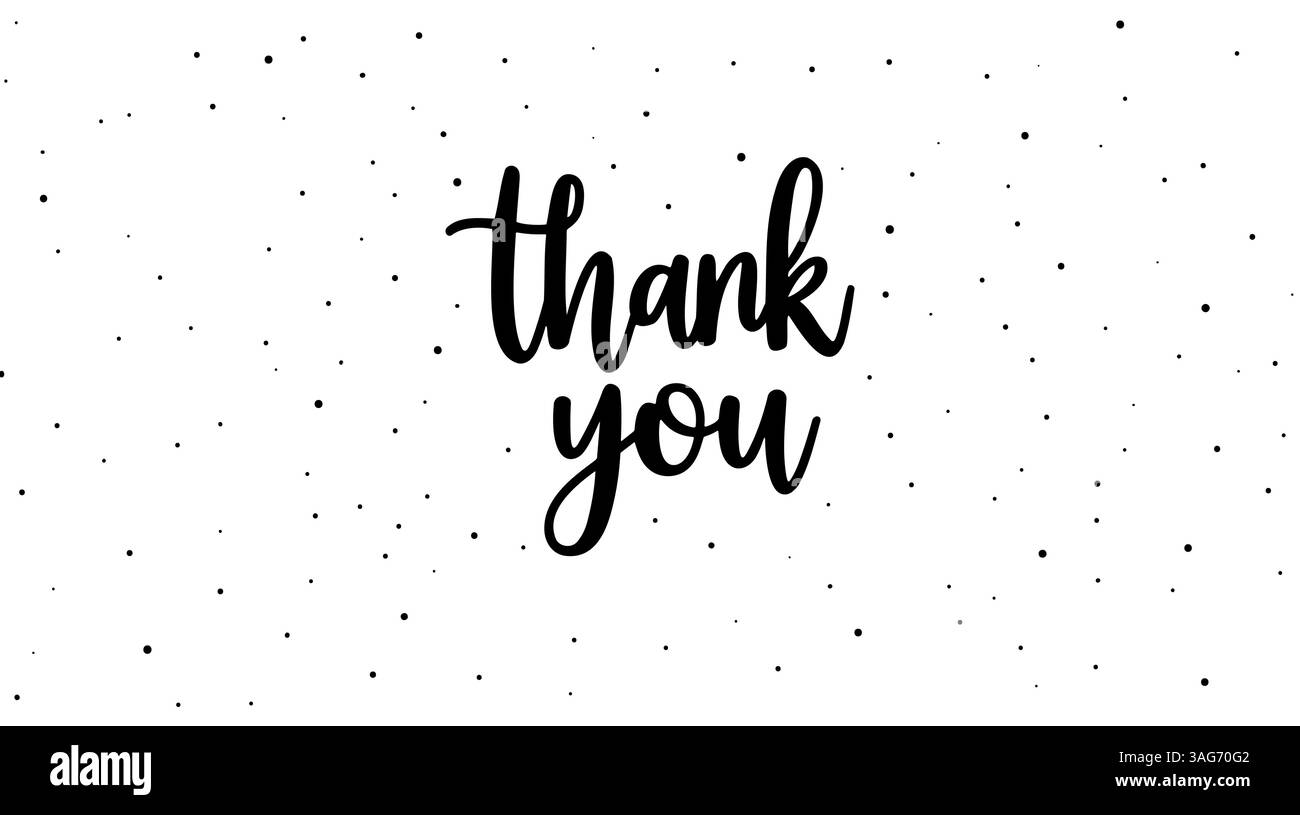 Thank you text background vector calligraphy script font. Thank you ...