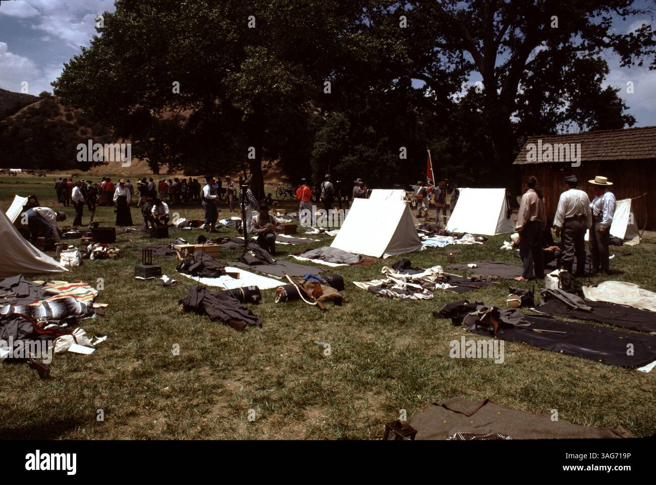 Lebec, California. U.S.A. May 1984. Fort Tejon State Historic Park U.S ...