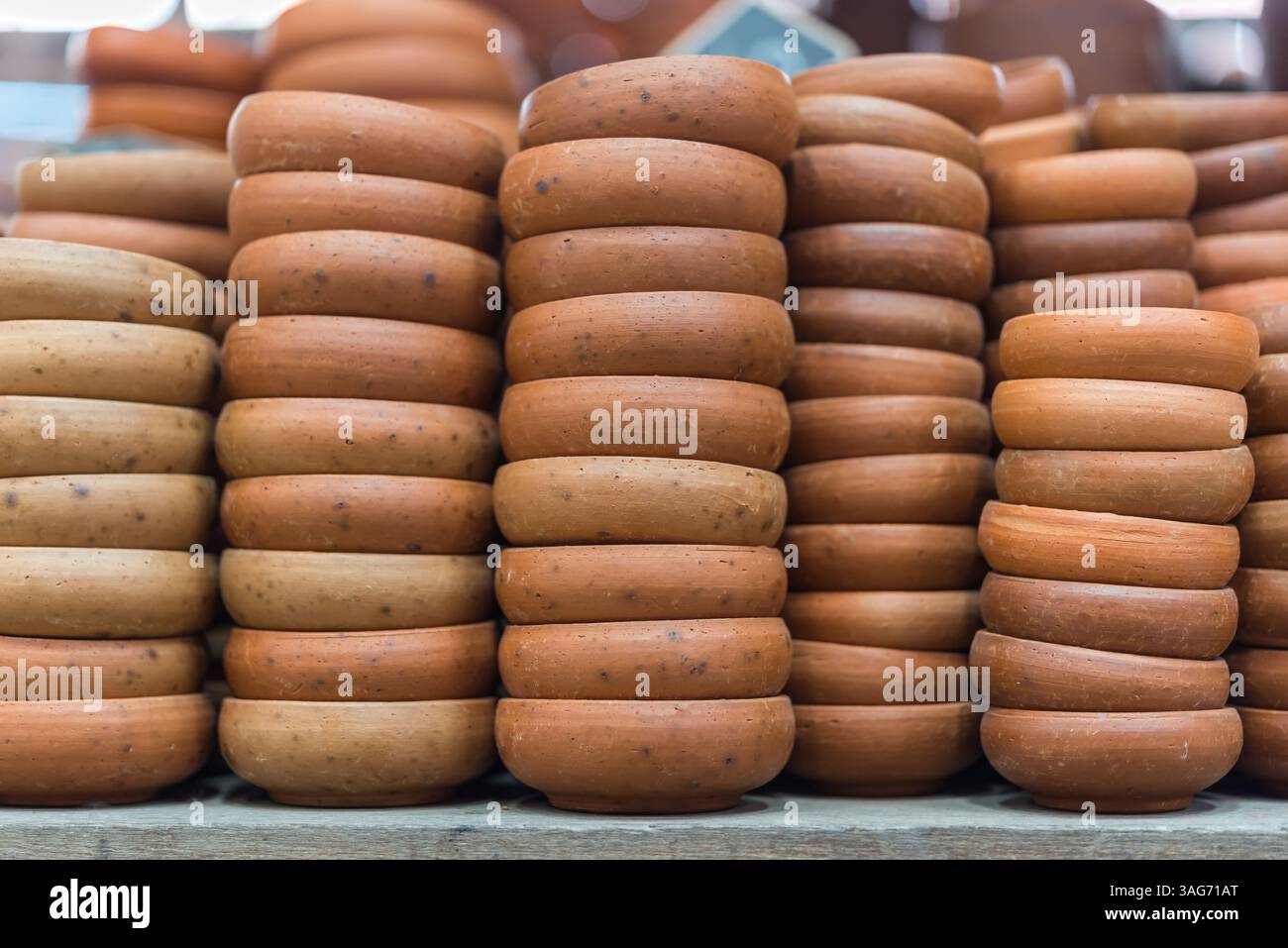 Earthenware make from soil and clay (terracotta) is asian vintage craft ...