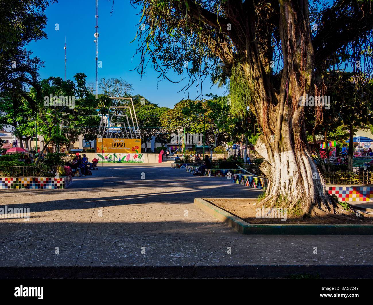Parque central palenque hi-res stock photography and images - Alamy
