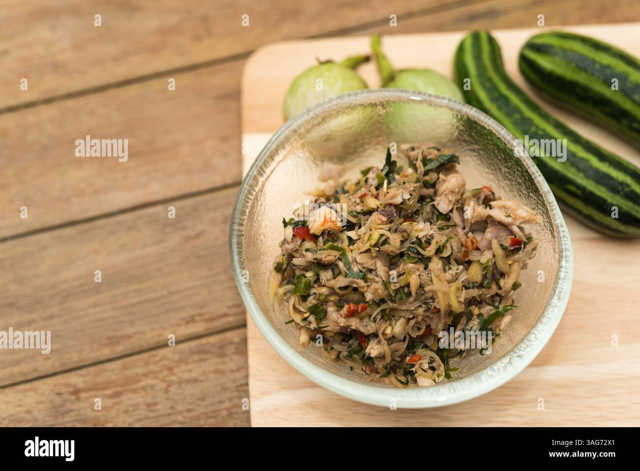 Thai southern spicy Budu salad is anchovies sauce and one of the best ...