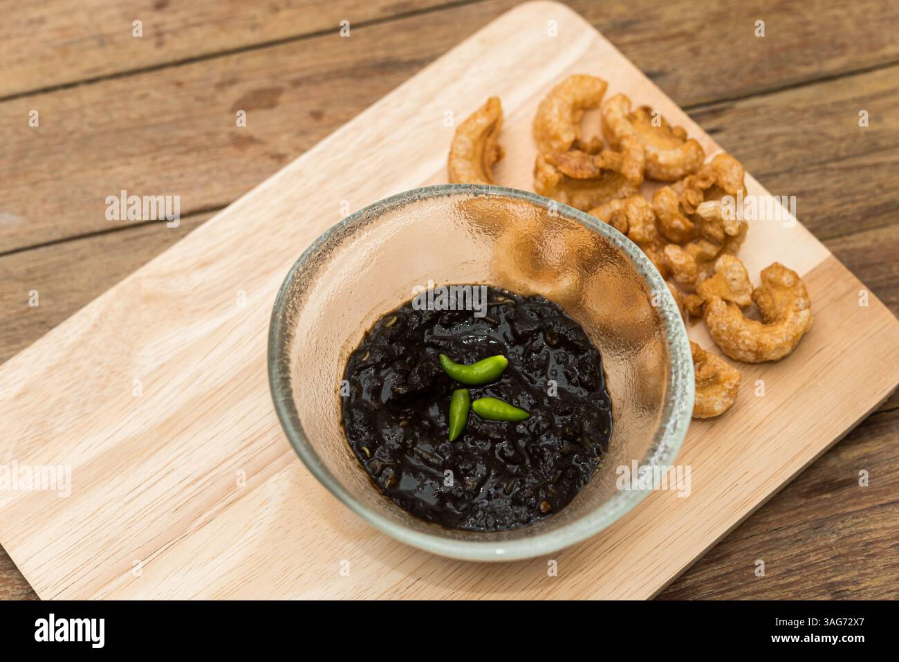 Thai northern Crab Paste Chilli Pepper Sauce consist of Crab water make ...