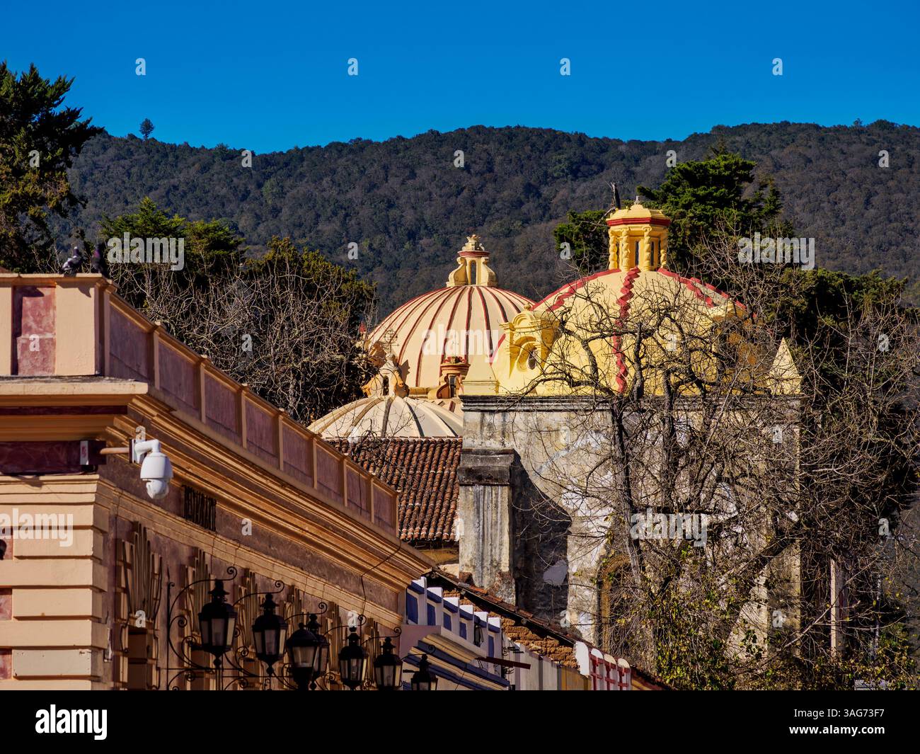 View towards the Nuestra Senora de la Caridad and Santo Domingo de ...