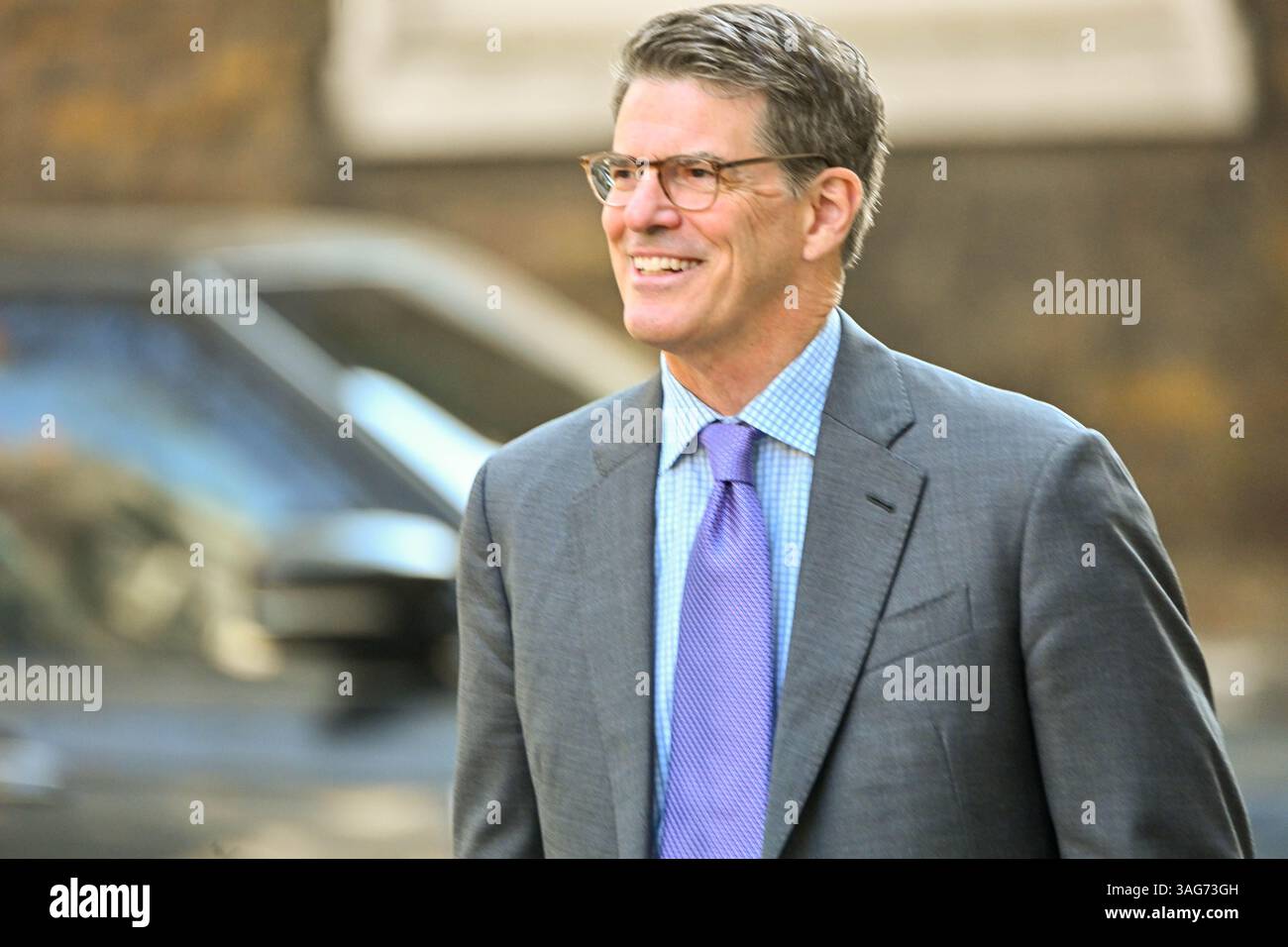 London UK 8th Apr 2025 Comcast executives visit 10 Downing Street to ...