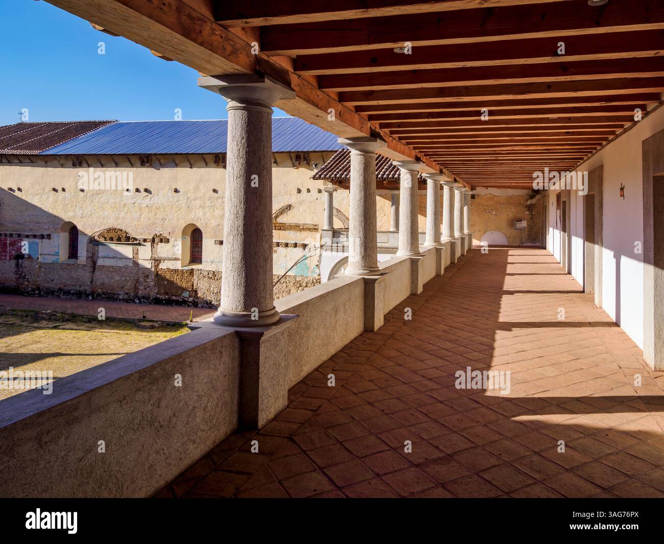 Cloister at former La Merced Convent, now housing the Amber Museum, San ...