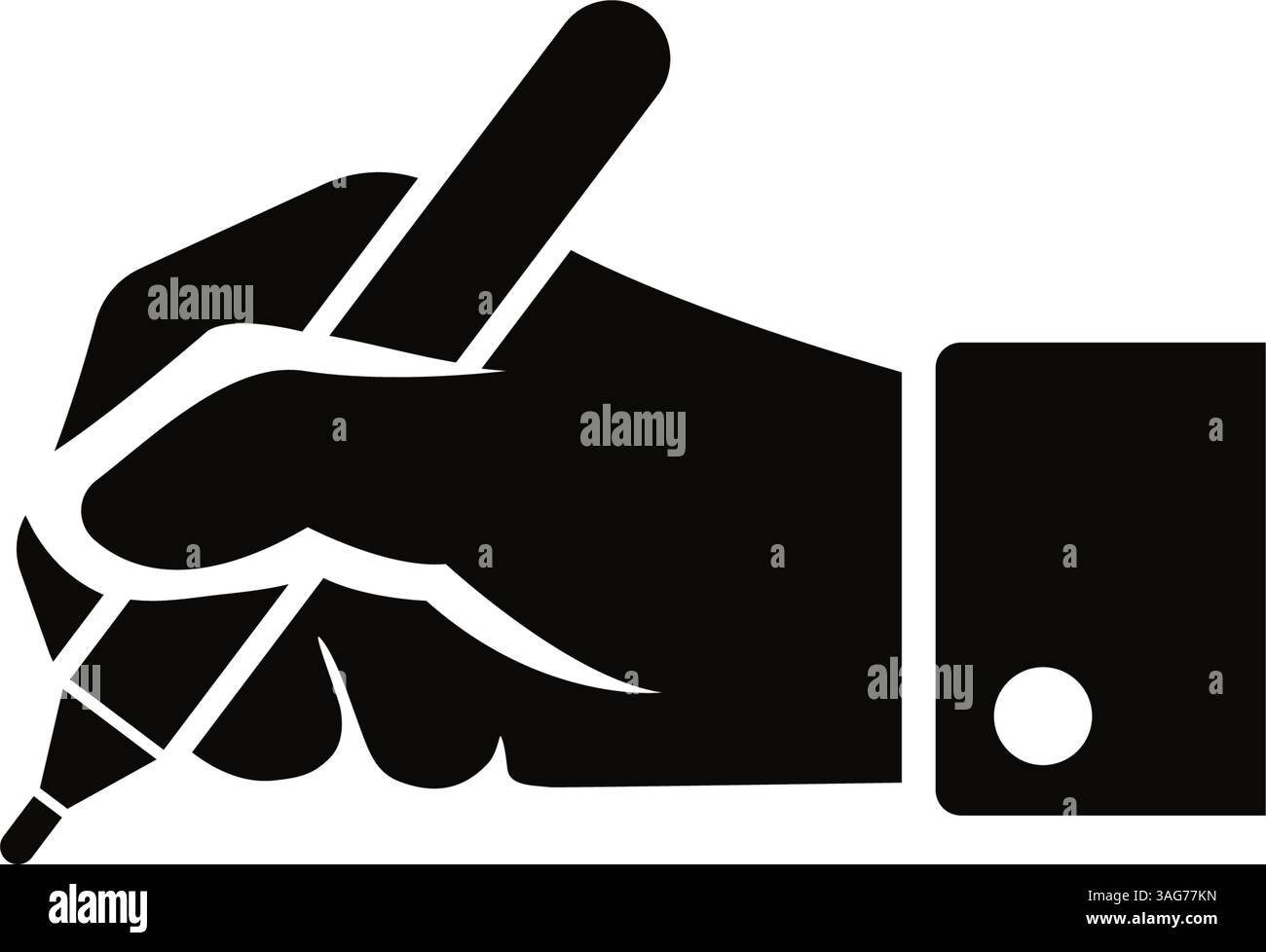 Hand gripping cutout Stock Vector Images - Alamy