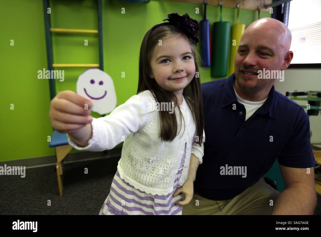 April 10, 2012 - Warren, MI, USA - Annabelle Murphy, 5 of Sterling ...