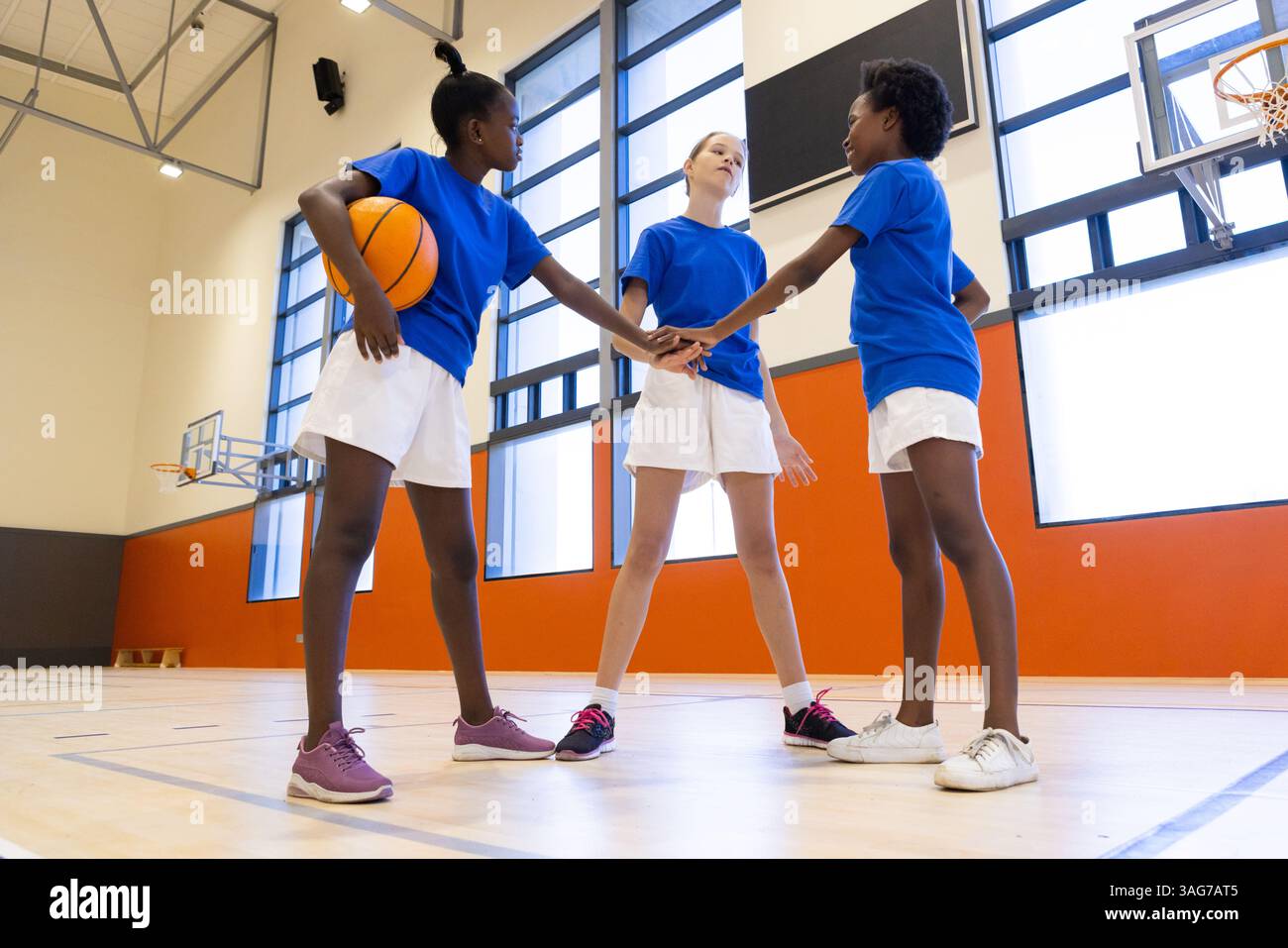 Diverse high school girls basketball hi-res stock photography and ...