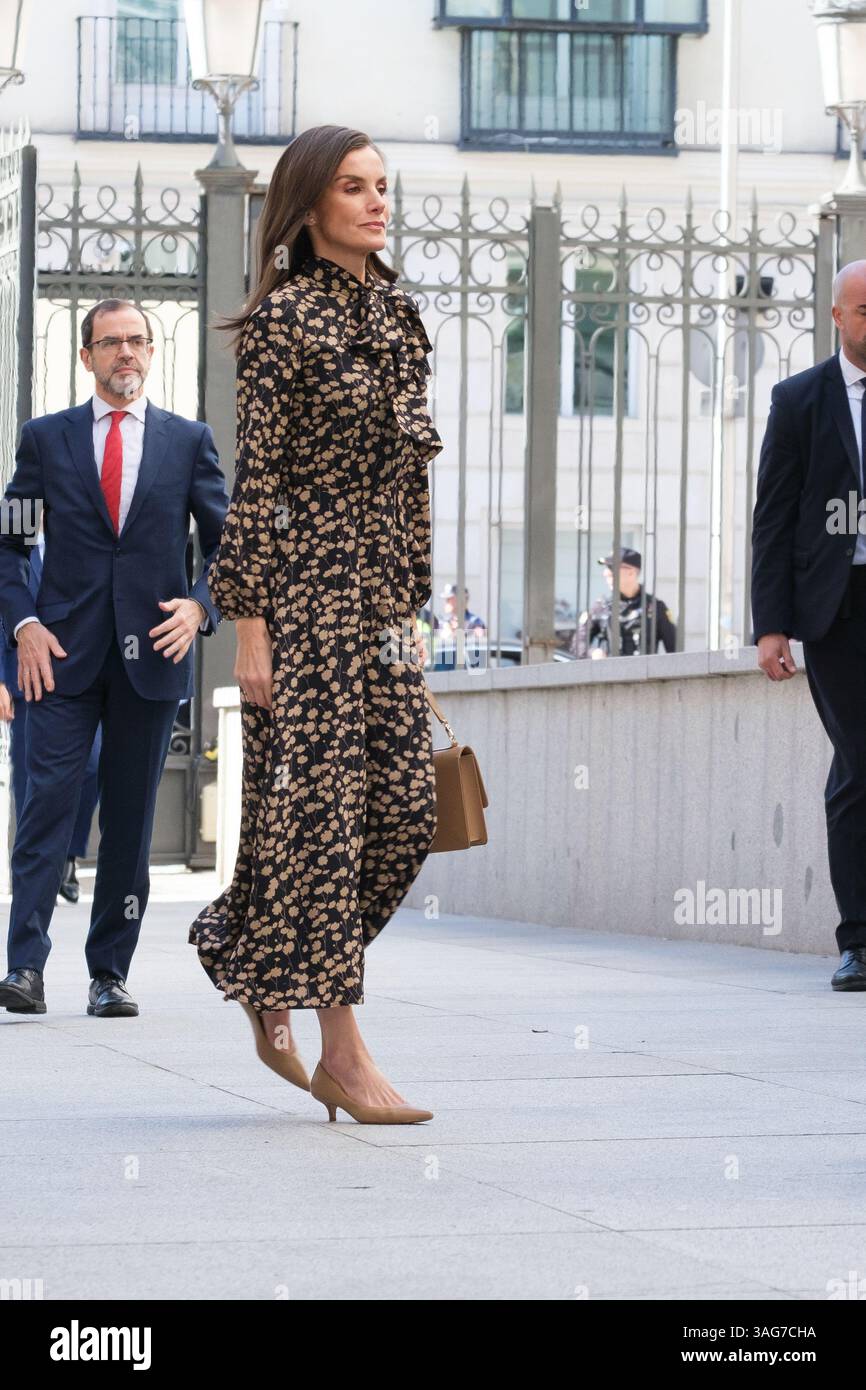 Queen Letizia of Spain attends the commemoration of the "International Romani Day" at the ...