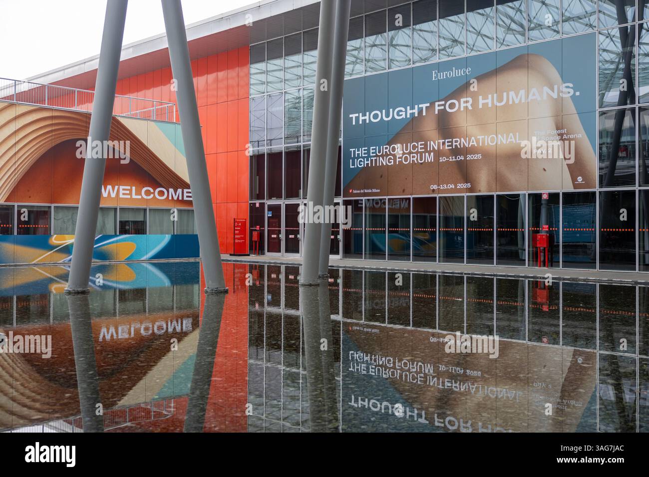 Milan, Italy - april 8 2025 - Milan design week - opening day at Rho ...