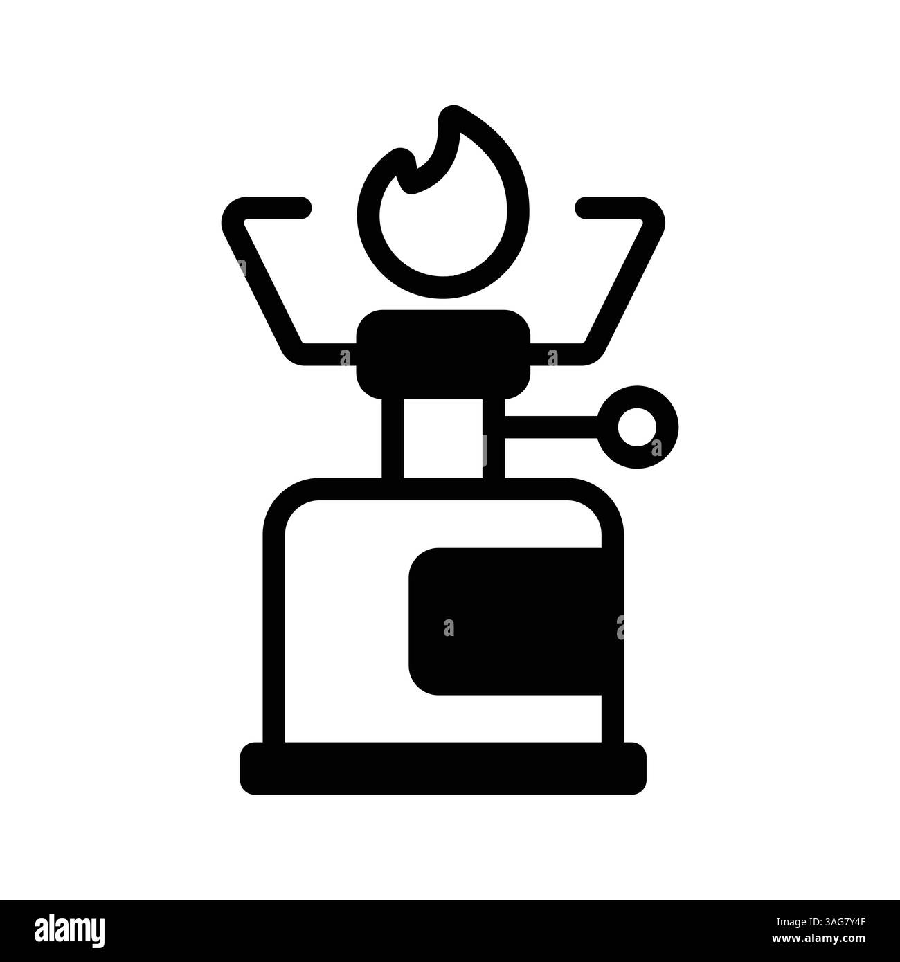 Ignite your experiments with our precise Bunsen Burner Vector Icon ...