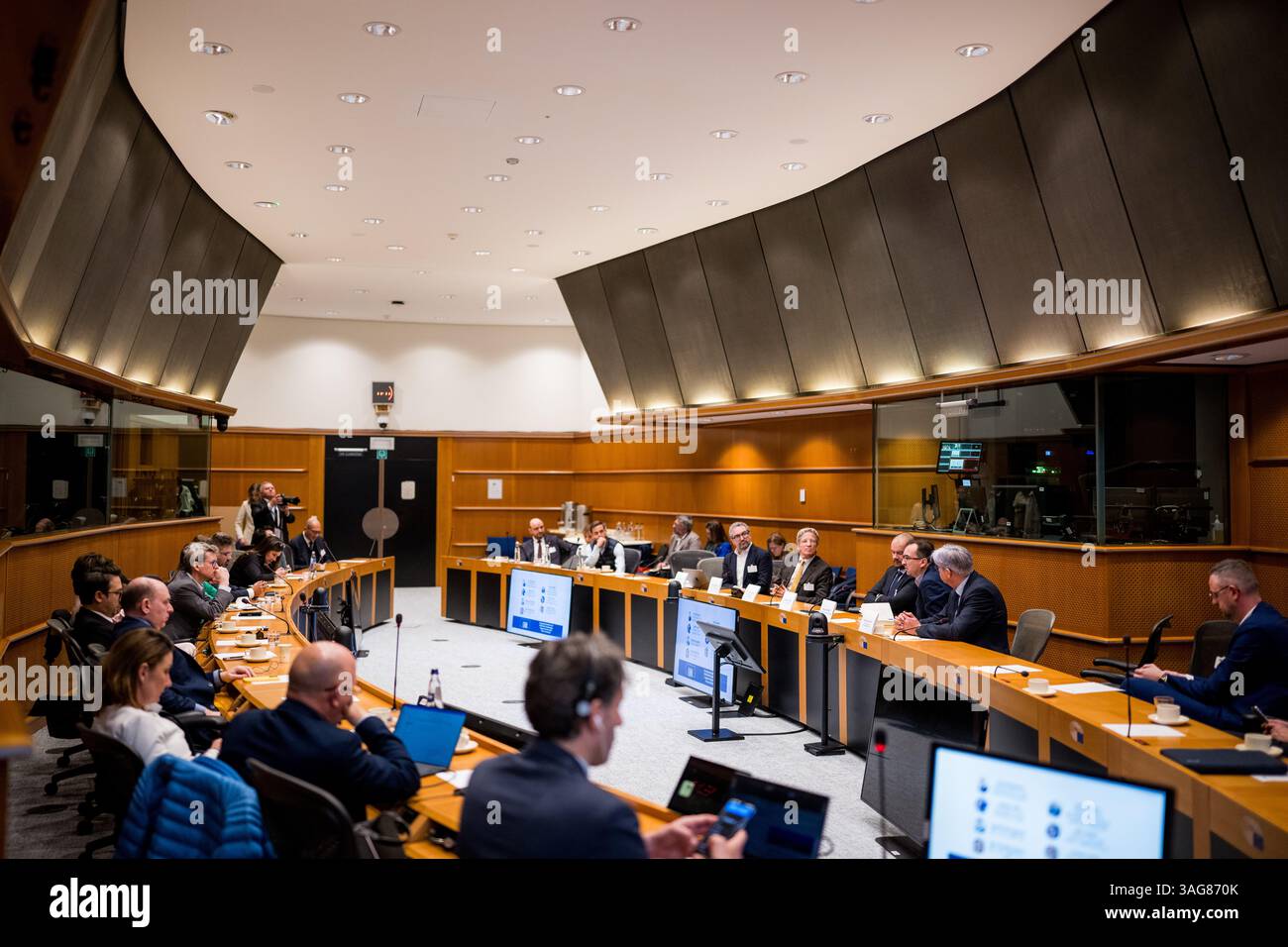 Brussels, Belgium. 08th Apr, 2025. the event "European Media in an AI ...