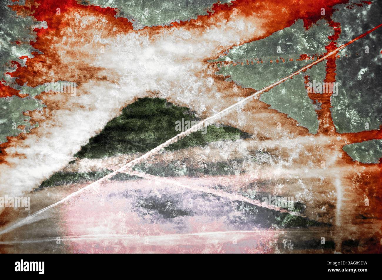Abstract grungy background. World creation / disaster / chaos concepts ...