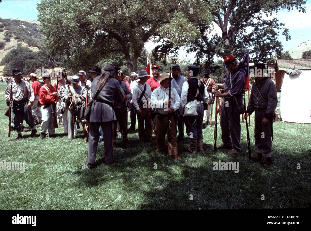 Lebec, California. U.S.A. May 1984. Fort Tejon State Historic Park U.S ...