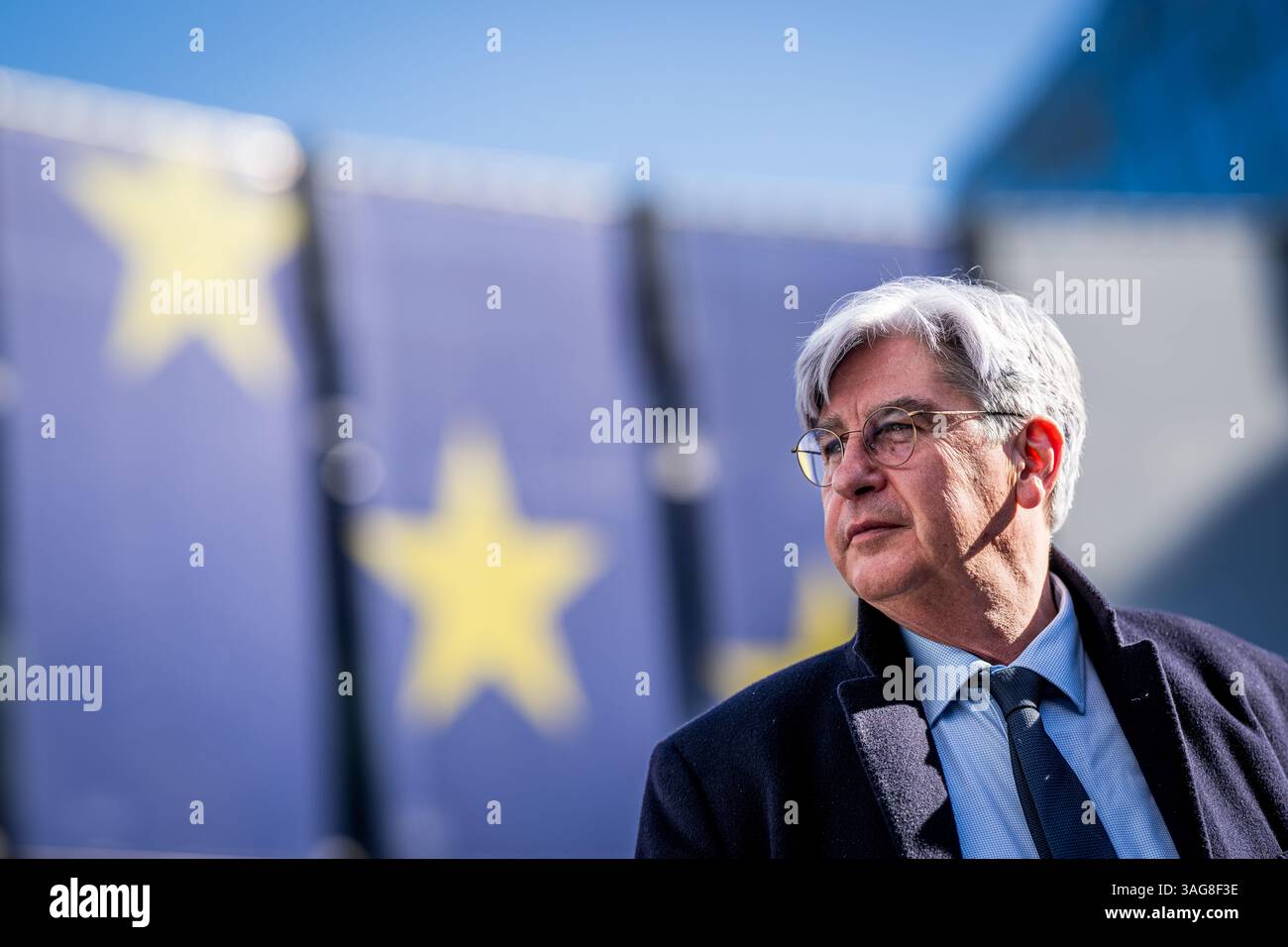Brussels, Belgium. 08th Apr, 2025. Belga CEO Patrick Lacroix pictured ...