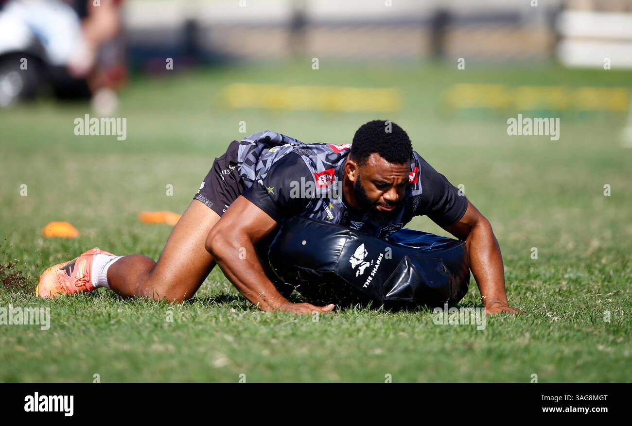 Vincent Tshituka of the Hollywoodbets Sharks during the Hollywoodbets ...