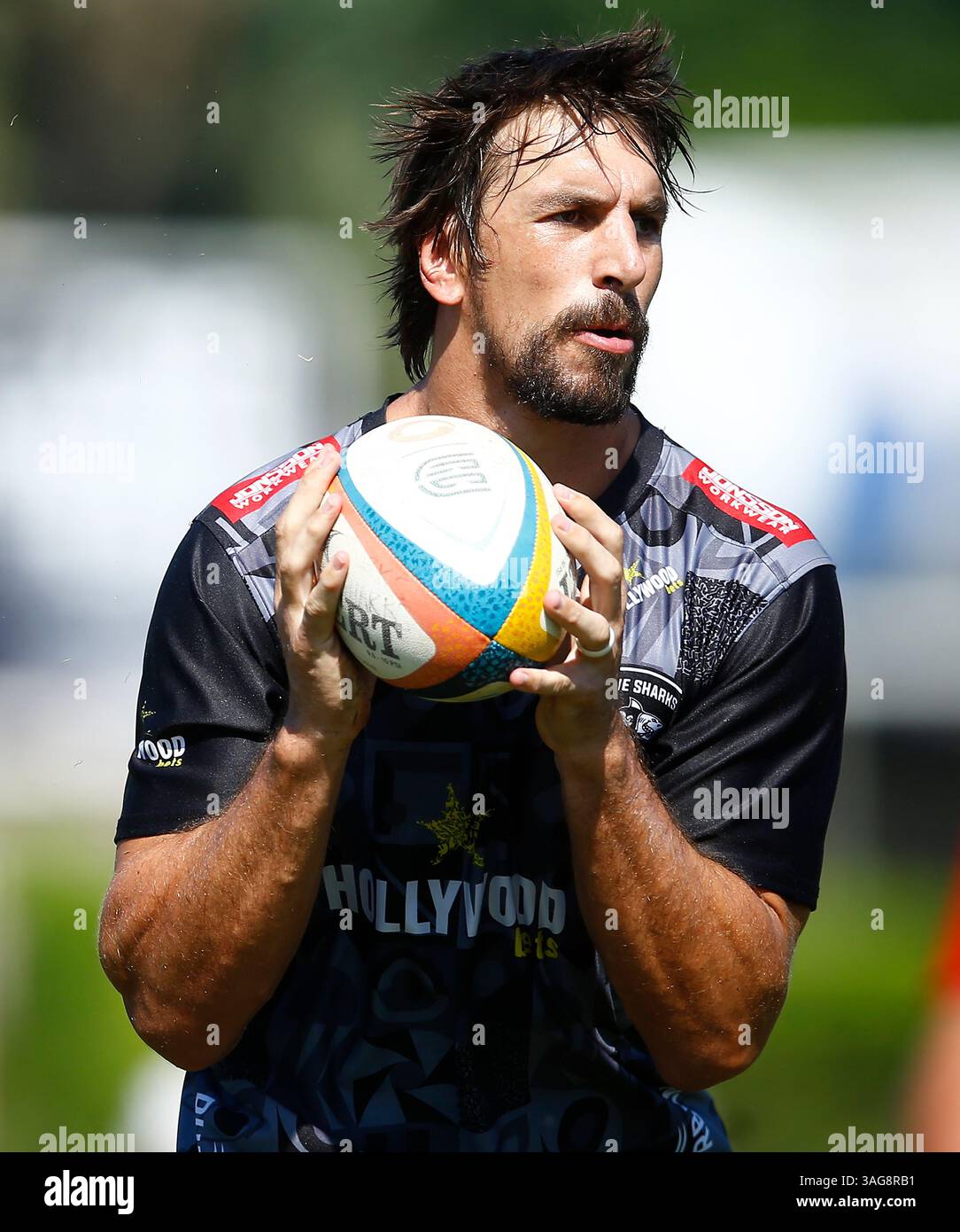 Eben Etzebeth of the Hollywoodbets Sharks during the Hollywoodbets ...