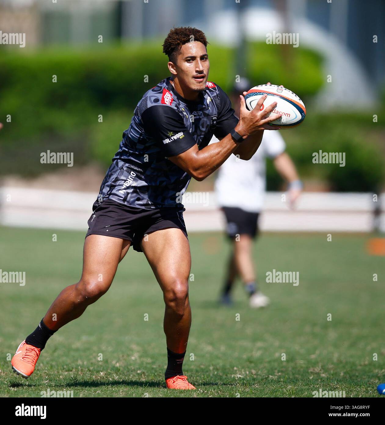 Jordan Hendrikse of the Hollywoodbets Sharks during the Hollywoodbets ...