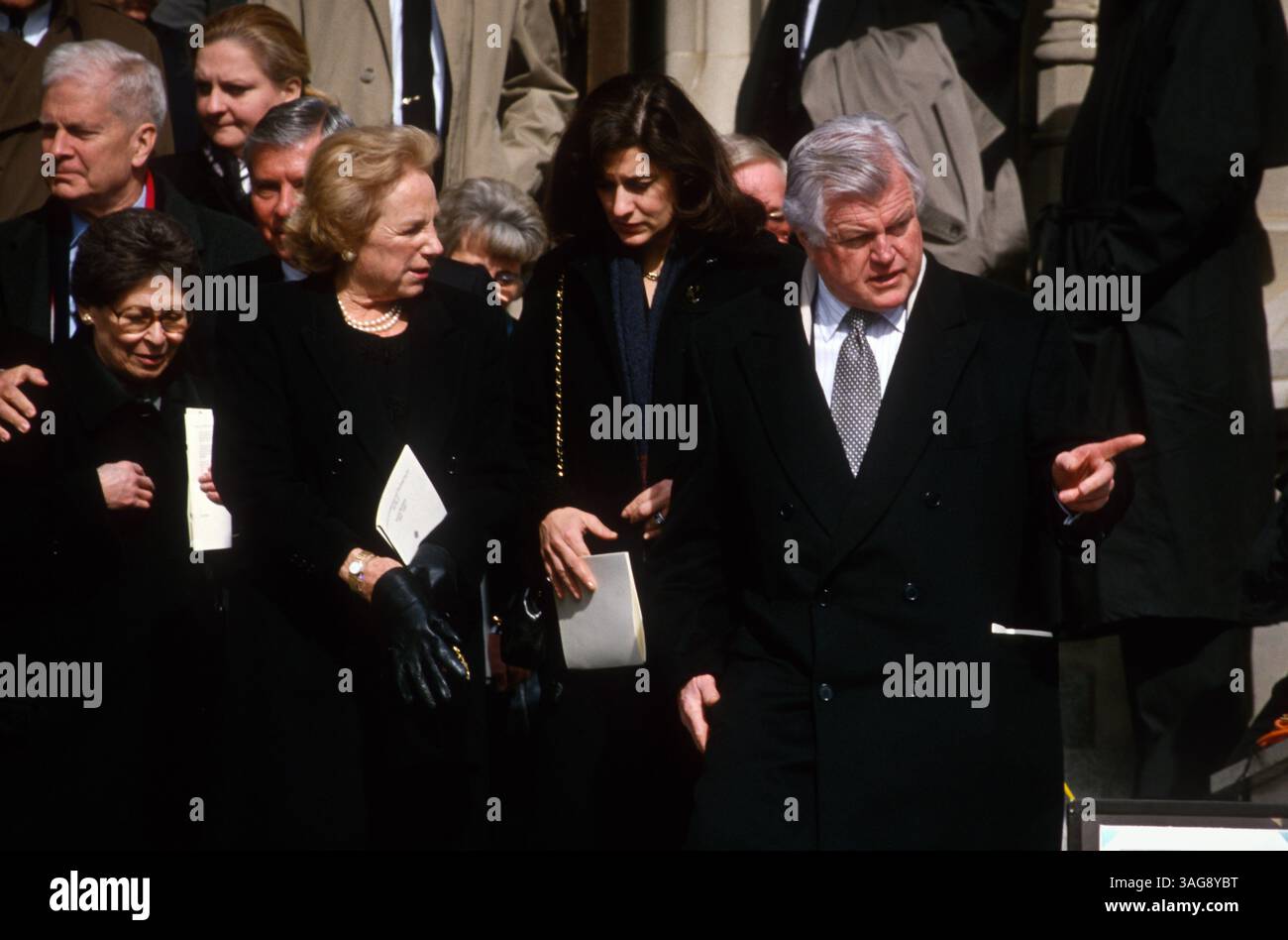 Feb. 13, 1997 - Washington, DC, USA - Senator Ted Kennedy with Ethel ...