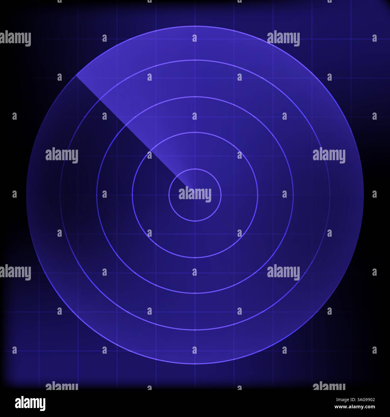 Digital realistic simple radar screen abstract Technology concept ...