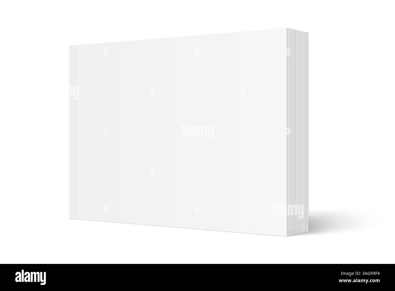 Booklet mockup landscape Cut Out Stock Images & Pictures - Alamy