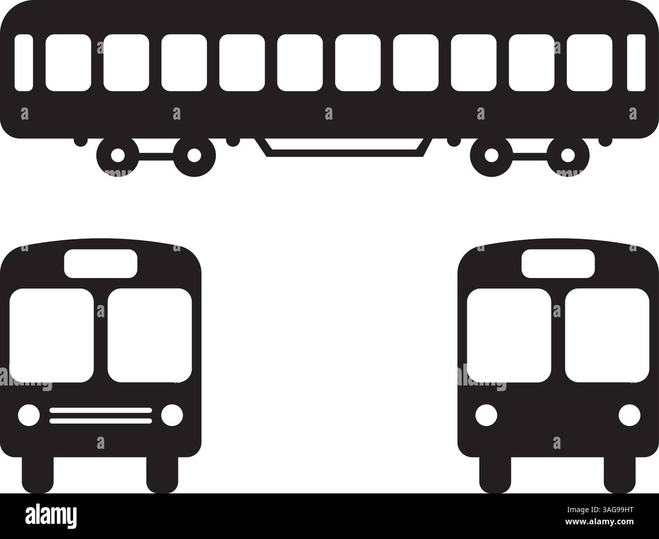 tram silhouettes set vector illustration Stock Vector Image & Art - Alamy