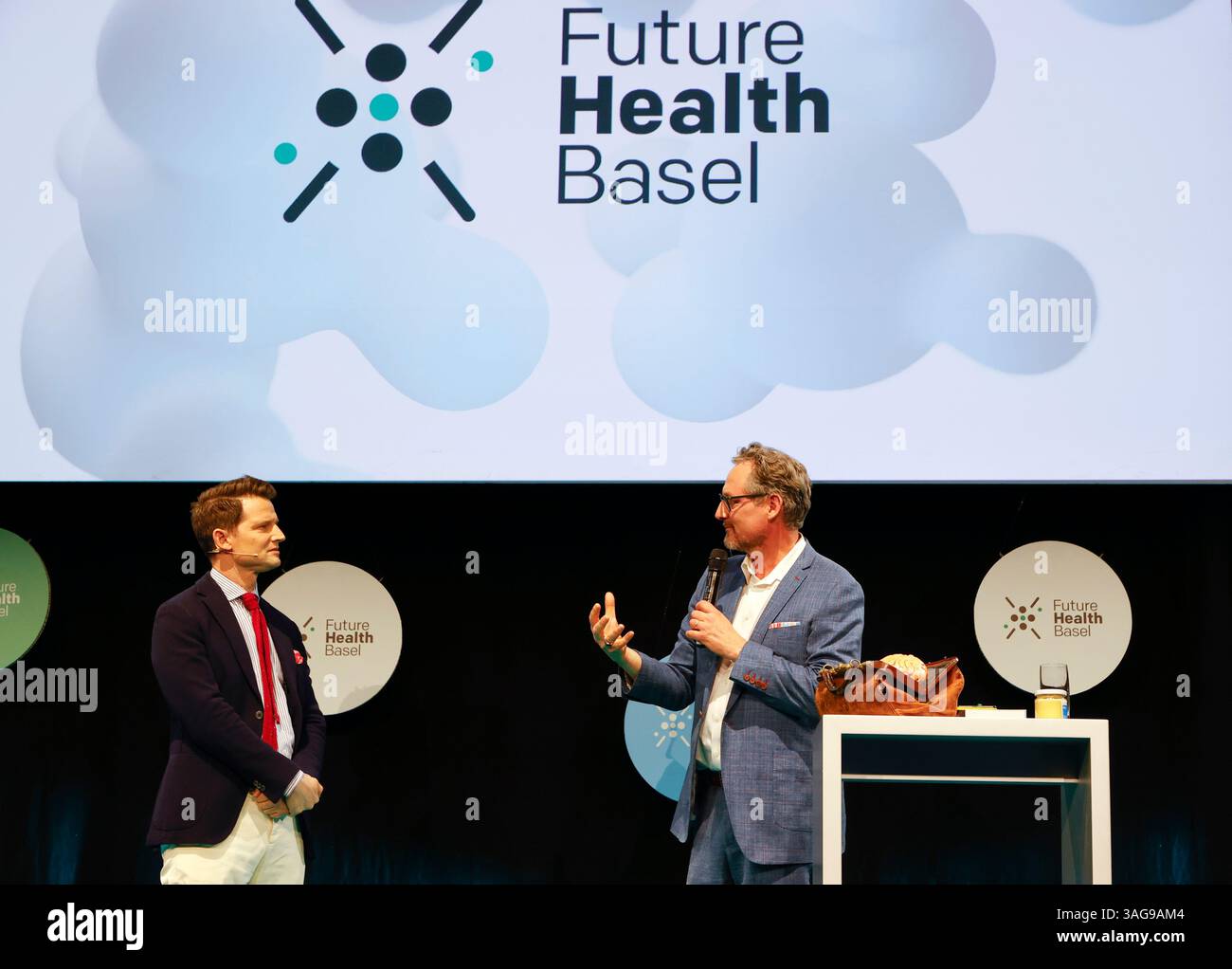 Basel, Switzerland - April 07, 2025: Future Health Basel, a NZZ Connect ...