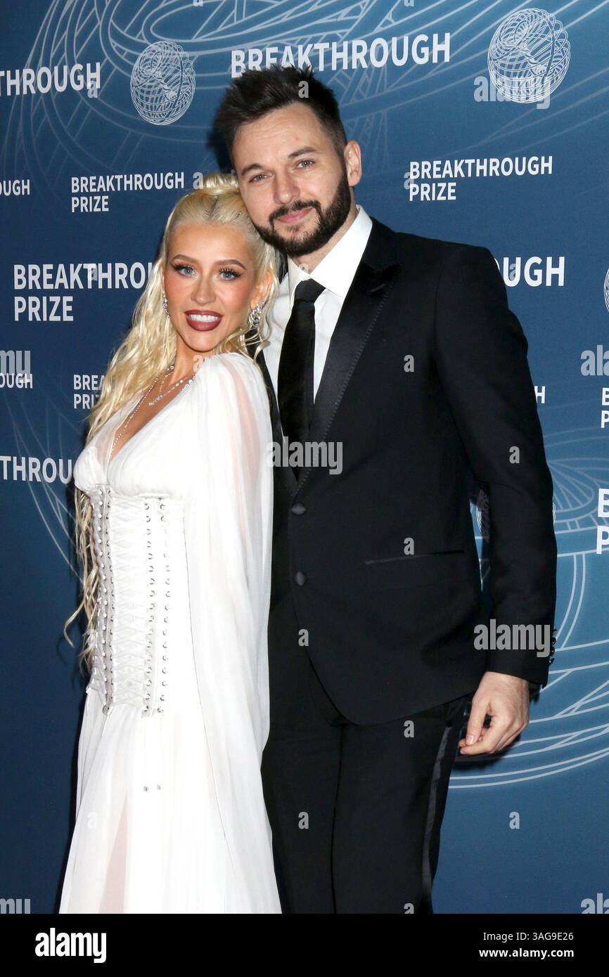 SANTA MONICA, CA - APR 5: Matt Rutler, Christina Aguilera at the 11th ...