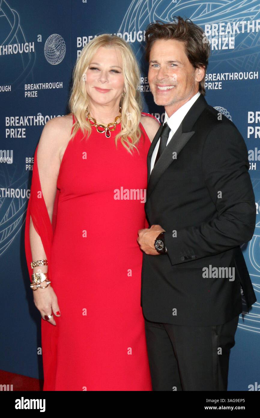 SANTA MONICA, CA - APR 5: Sheryl Berkoff, Rob Lowe at the 11th ...