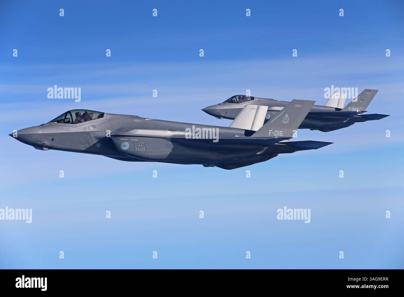 Kampfflugzeuge der Royal Netherlands Air Force RNLAF vom Typ Lockheed ...