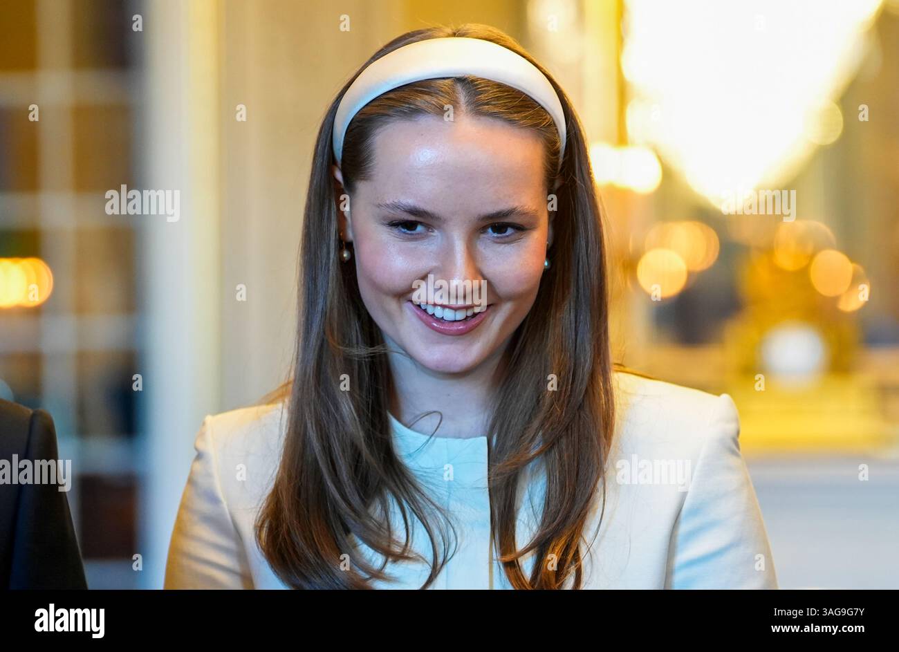 Oslo 20250408. Princess Ingrid Alexandra is participating in her first ...