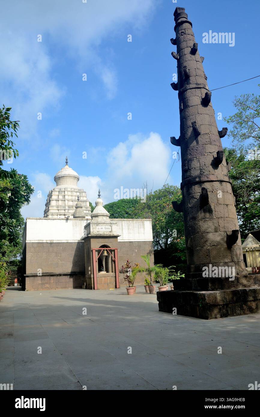 Partial view of The Sangameshwar Temple, Near Tulapur, Maharashtra ...