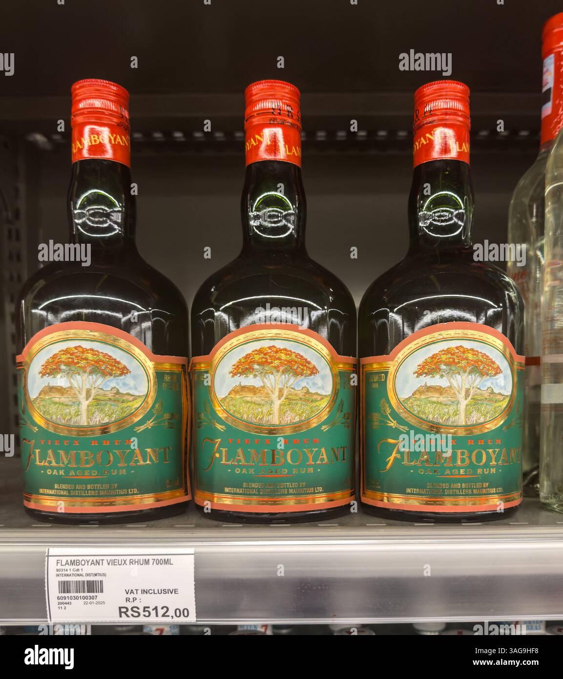 Grand Bay, Mauritius - January 29, 2025: Product Display of Flamboyant ...