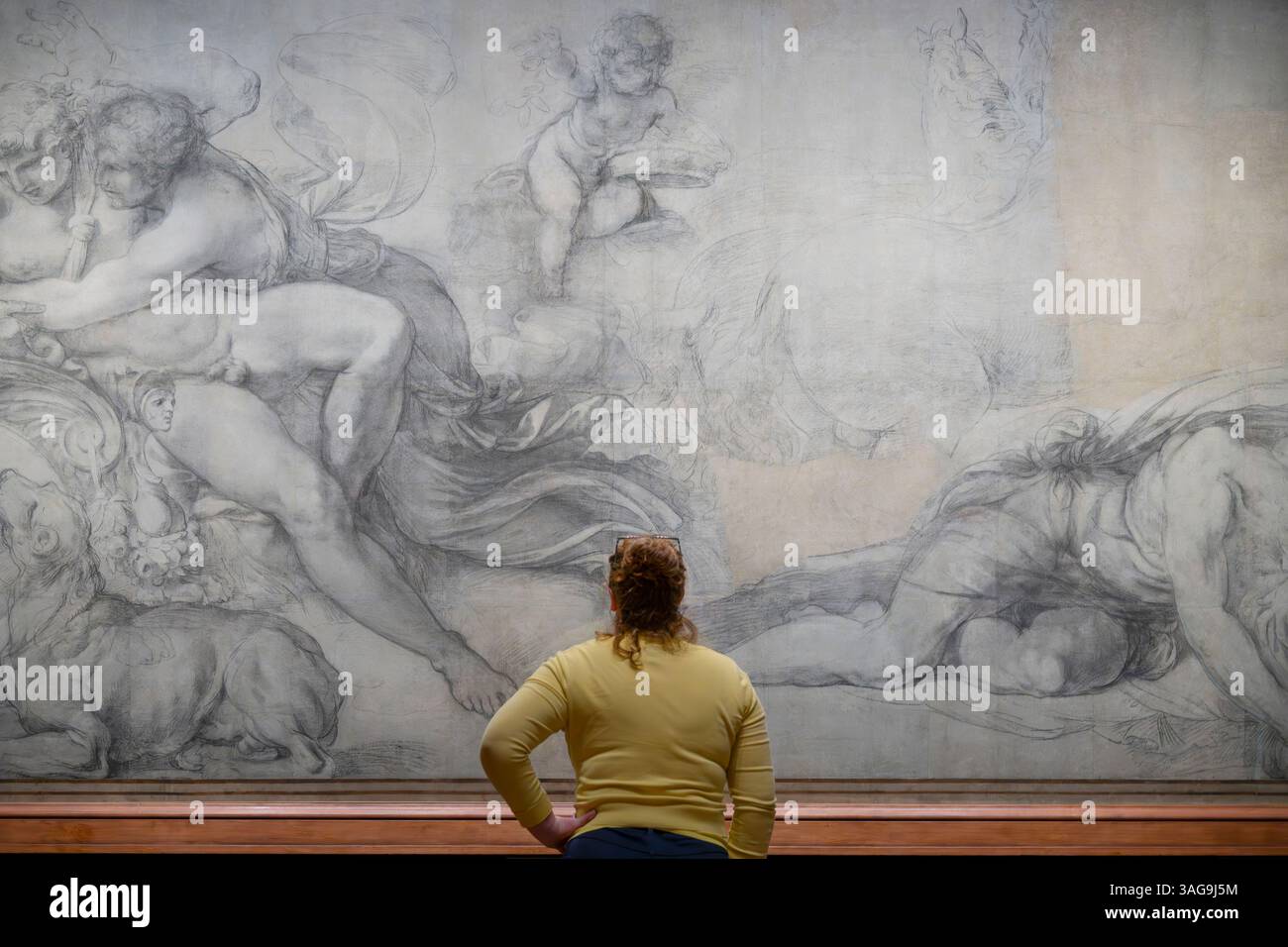 The National Gallery, London, UK. 8th Apr, 2025. The Carracci Cartoons ...