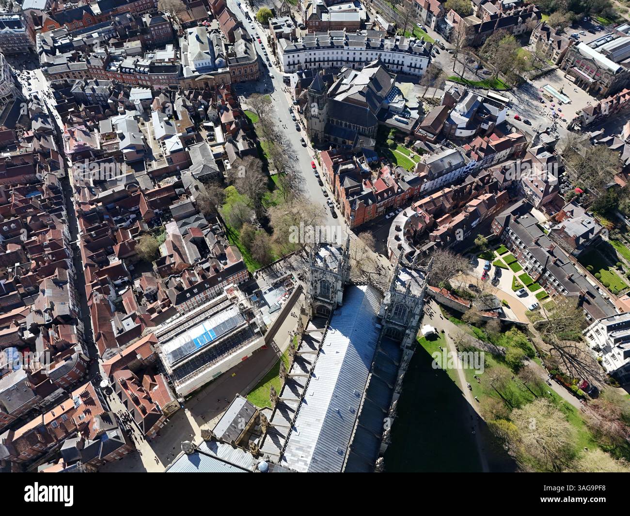 York roman aerial hi-res stock photography and images - Alamy
