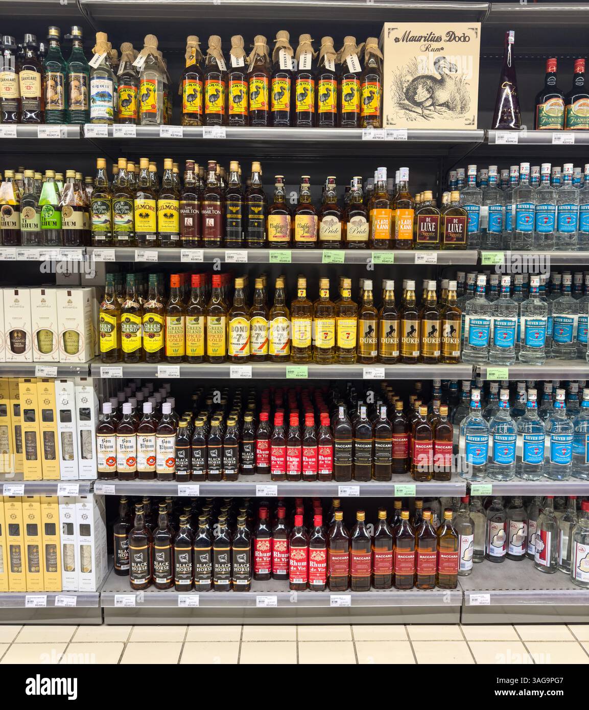 Grand Bay, Mauritius - January 29, 2025: Extensive Assortment of Local ...