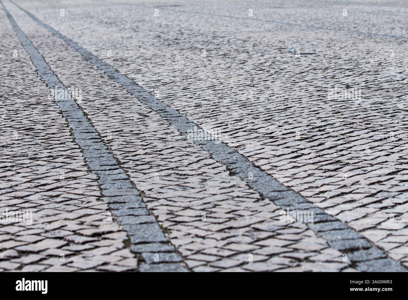 Pavement in Lisbon, Portugal Stock Photo - Alamy