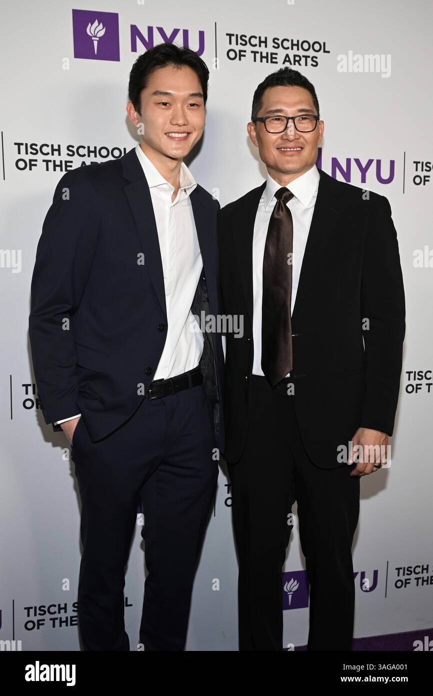 Photo by: NDZ/STAR MAX/IPx 2025 4/7/25 Jackson Kim and Daniel Dae Kim ...
