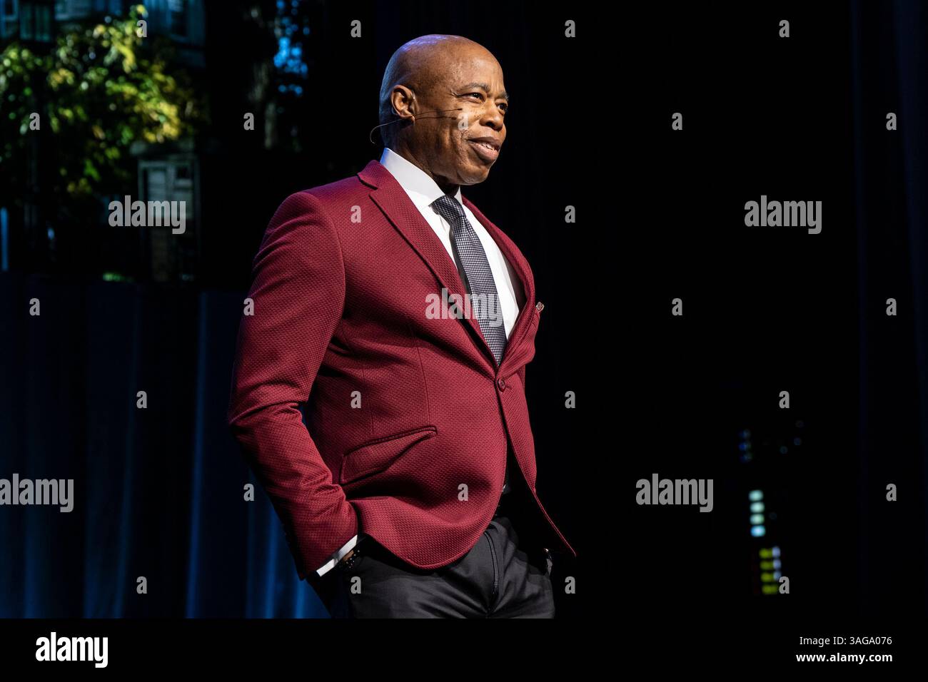 April 5, 2025, New York, New York, United States: Mayor Eric Adams ...