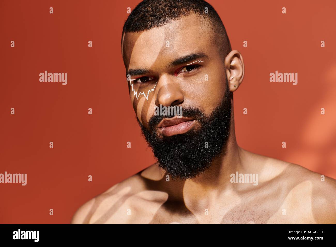 Handsome man displays unique style and character, highlighted by ...