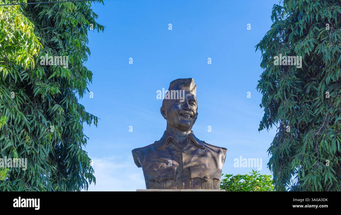 Sukarni statue. He was an Indonesian freedom fighter and activist who ...