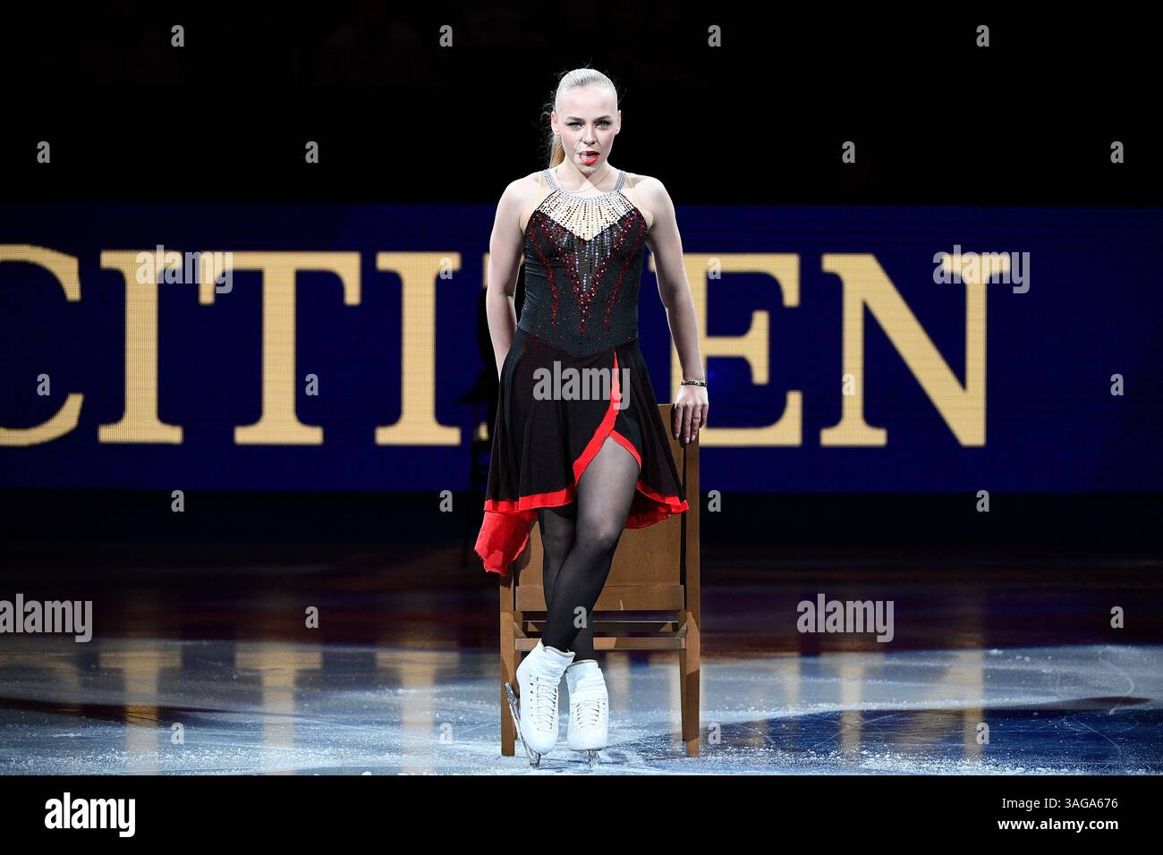 BOSTON, MA - MARCH 30: Niina Petrokina of Estonia performs during the ...