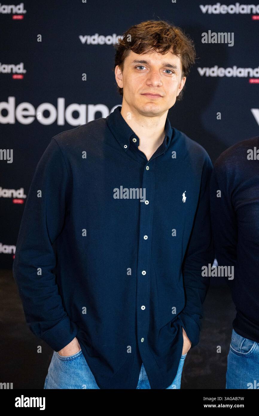 Amsterdam, The Netherlands. 08th Apr, 2025. AMSTERDAM - Chris Peters at a press moment for the ...