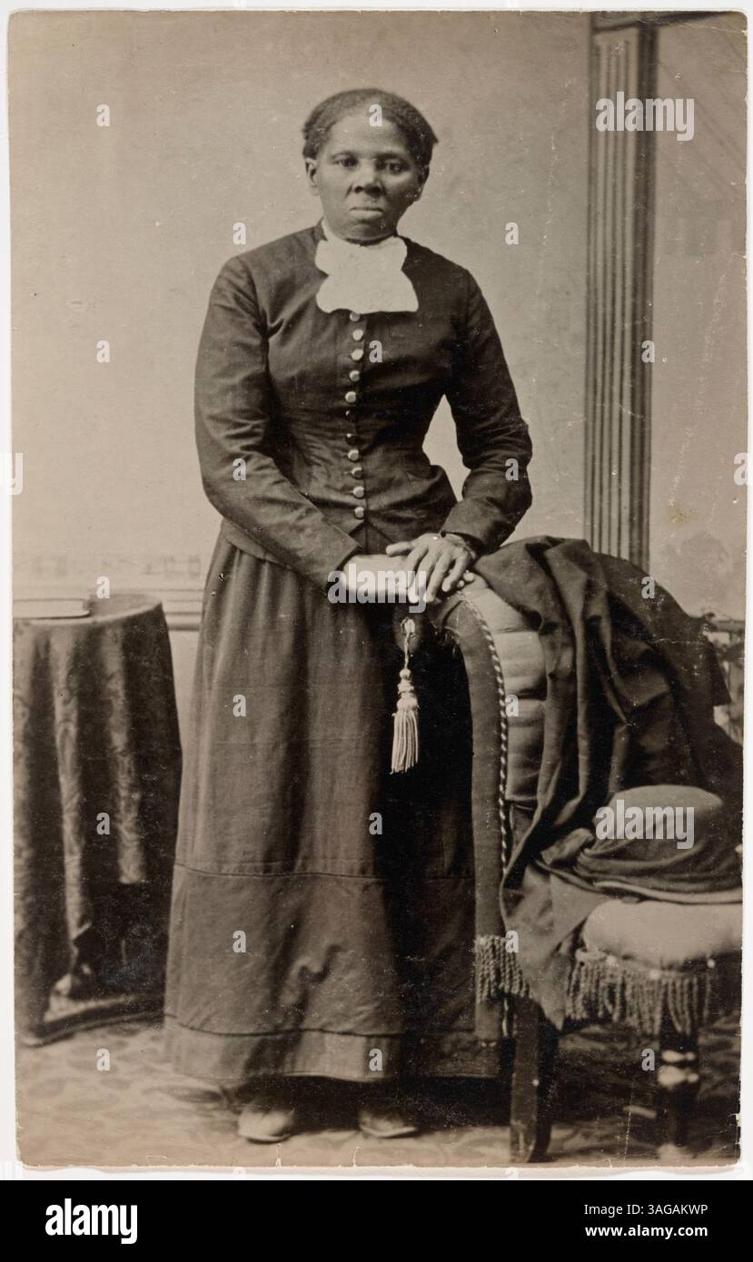 Portrait of Harriet Tubman. 1870s Stock Photo - Alamy