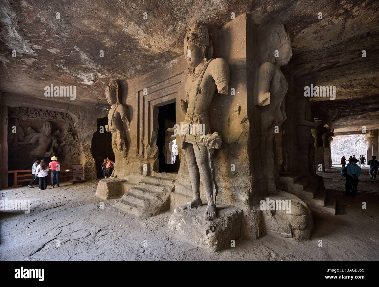 Elephanta Hoehlen, Linga shrine, Mumbai, Indien, Asien |Elephanta caves ...